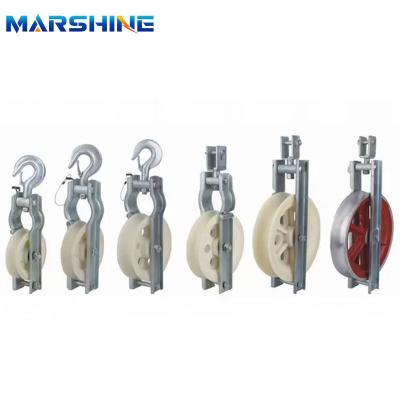 China Aluminum Mateiral Single Sheave Stringing Block For Precise Cable Placement for sale