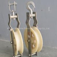 China Single Wheel Three Small Diameter Nylon Wheel With Aluminum Wheel Pay-Off Block for sale