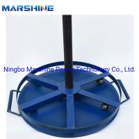 China ISO Certified 129KG Vertical Type Underground Cable Reel Stand for Stringing Line Site for sale