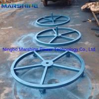 China SIW-1 Upright Payout Turntable Cable Reel Stands with 500mm Cable Drum Support No for sale