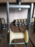 China Aluminum Nylon Sheave Roller For Bunch Conductor Block Aerial Cable Stringing for sale