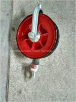 China Alloy Nylon Cable Wire Conductor Pulley Transmission Stringing Blocks for sale
