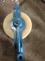 China Alloy Nylon Cable Wire Conductor Pulley Transmission Stringing Blocks for sale