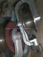 China Hold Down Pulley Block With Nylon Or Aluminum Material For Engineering for sale