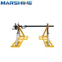 China 8 Ton Hydraulic Cable Drum Lifting Hydraulic Jack Reel Stand for sale