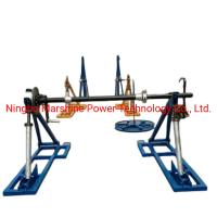 China 8 Ton Hydraulic Cable Drum Lifting Hydraulic Jack Reel Stand for sale