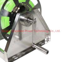 China Hand Crank Stainless Steel Hose Reel Cable Reel Roller Trailers for Cable Management for sale