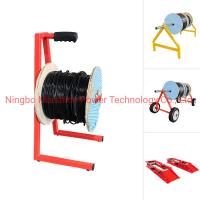 China Lightweight Spools Cable Drum Dispensers for Fiber Cable Stand Reel Dispenser 2.4kg for sale