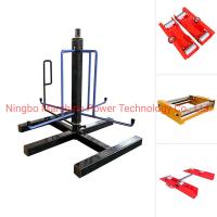 China Lightweight Spools Cable Drum Dispensers for Fiber Cable Stand Reel Dispenser 2.4kg for sale