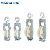 China Nylon Single Wheel Pulley Sitting And Hanging Type Sheave Block for sale