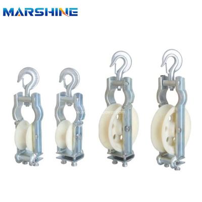 China Nylon Single Wheel Pulley Sitting And Hanging Type Sheave Block for sale