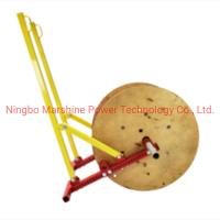 China Initial Payment Lever Type Reel Jack Cable Reel Stand 1 Capacity with Full Payment for sale