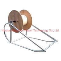 China Initial Payment Lever Type Reel Jack Cable Reel Stand 1 Capacity with Full Payment for sale