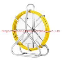 China Optic Cable Reel Spool with US Weldless Fibreglass Reinforced Plastic Duct Rodders for sale