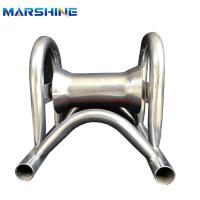 China Aluminum Steel Pipe Support Cable Ground Roller Electrical Power Cable Roller Pulley for sale