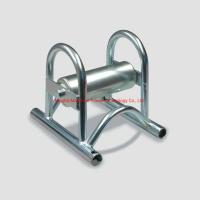 China Casting Process High Steel Pipe Cable Ground Roller for Electrical Power Cable Laying for sale