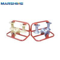 China Triple Corner Type Roller Assembly for Power Ground Cable and Manufacturing Process for sale