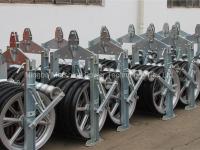China Construction Works Large Diameter Conveyer Equipment Power Cable Pulley Block for sale
