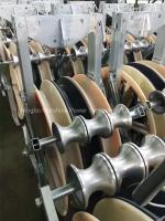 China Construction Works Large Diameter Conveyer Equipment Power Cable Pulley Block for sale