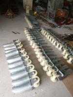 China Galvanization Cable Reel For Construction Works Stringing Entrance Protection Roller for sale