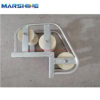 China 7.7-18kg Load Capacity Aluminum Nylon Wheel Cable Pulling Roller for sale