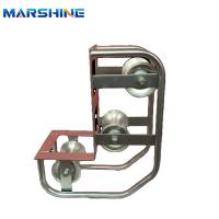 China Electrical Wire Rope Cable Pulling Rollers Ladder Rack Zinc Plated for sale
