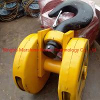 China Double Sided Hooks Stringing Block Anti-Static Portable Steel Lifting Electric Hoist Pulley Block for sale