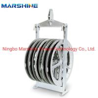 China Heavy Duty Wire Rope Snatch Block Pulley Block For Aerial Cable for sale