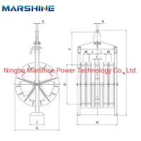 China Heavy Duty Wire Rope Snatch Block Pulley Block For Aerial Cable for sale