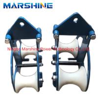 China Cable Transmission Construction Alloy Cable Roller For Laying Pulley Equipment for sale