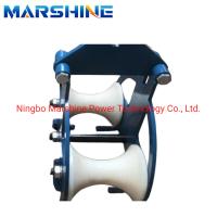 China Cable Transmission Construction Alloy Cable Roller For Laying Pulley Equipment for sale