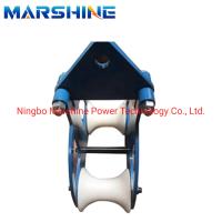 China Cable Transmission Construction Alloy Cable Roller For Laying Pulley Equipment for sale