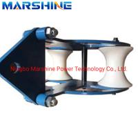 China Cable Transmission Construction Alloy Cable Roller For Laying Pulley Equipment for sale