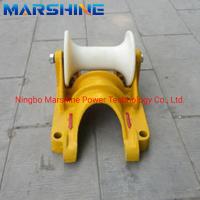 China Cast Aluminum Cable Pulling Sheaves Ground Roller ODM for sale