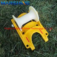China Cast Aluminum Cable Pulling Sheaves Ground Roller ODM for sale