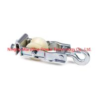 China Aerial Cable Stringing Roller with Hook Cable Pulley Overhead Fiber Optic Sheave 1 for sale