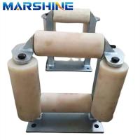 China 185mm Alloy Transmission Line Cable Pulling Window Aluminum Nylon Roller Pulley Block for sale