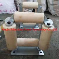 China 185mm Alloy Transmission Line Cable Pulling Window Aluminum Nylon Roller Pulley Block for sale