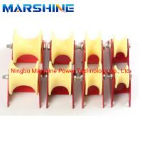 China Double Wheel Fiber Optic Rollers Pulley For Cable Laying Anti Corrosion for sale