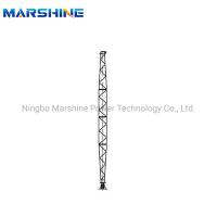 China Aluminum Alloy Lattice Single Gin Pole For Erecting Transmission Line Construction Tower for sale