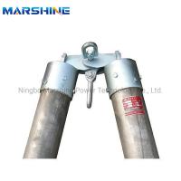 China High Strength Aluminum Alloy A-Shape Tubular Gin Pole For Stringing Equipment Extension for sale