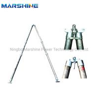 China High Strength Aluminum Alloy A-Shape Tubular Gin Pole For Stringing Equipment Extension for sale