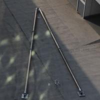 China High Strength Aluminum Alloy A-Shape Tubular Gin Pole For Tower Erection Work for sale