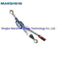 China Metal Tightener Hand Cable Puller Ratchet Chain Hoist Tackle Block For Precise Pulling for sale