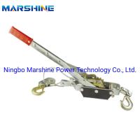 China Metal Tightener Hand Cable Puller Ratchet Chain Hoist Tackle Block For Precise Pulling for sale