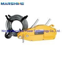 China Small Portable Lift Hand Cranked Rope Snatch Block Tackle Tightener Double Pulley for sale