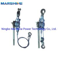 China Heavy Duty Frictional Steel Cable Ratchet Tensioner Withdrawing Wire Tool for sale