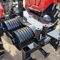 China Electric Double Drum Winch Machine For Power Walking Tractor On Transmission Line for sale