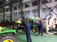China Electric Double Drum Winch Machine For Power Walking Tractor On Transmission Line for sale