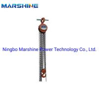China Hand Lift Chain Block Tackle 5 Ton Crane Hoist For Warehouse for sale